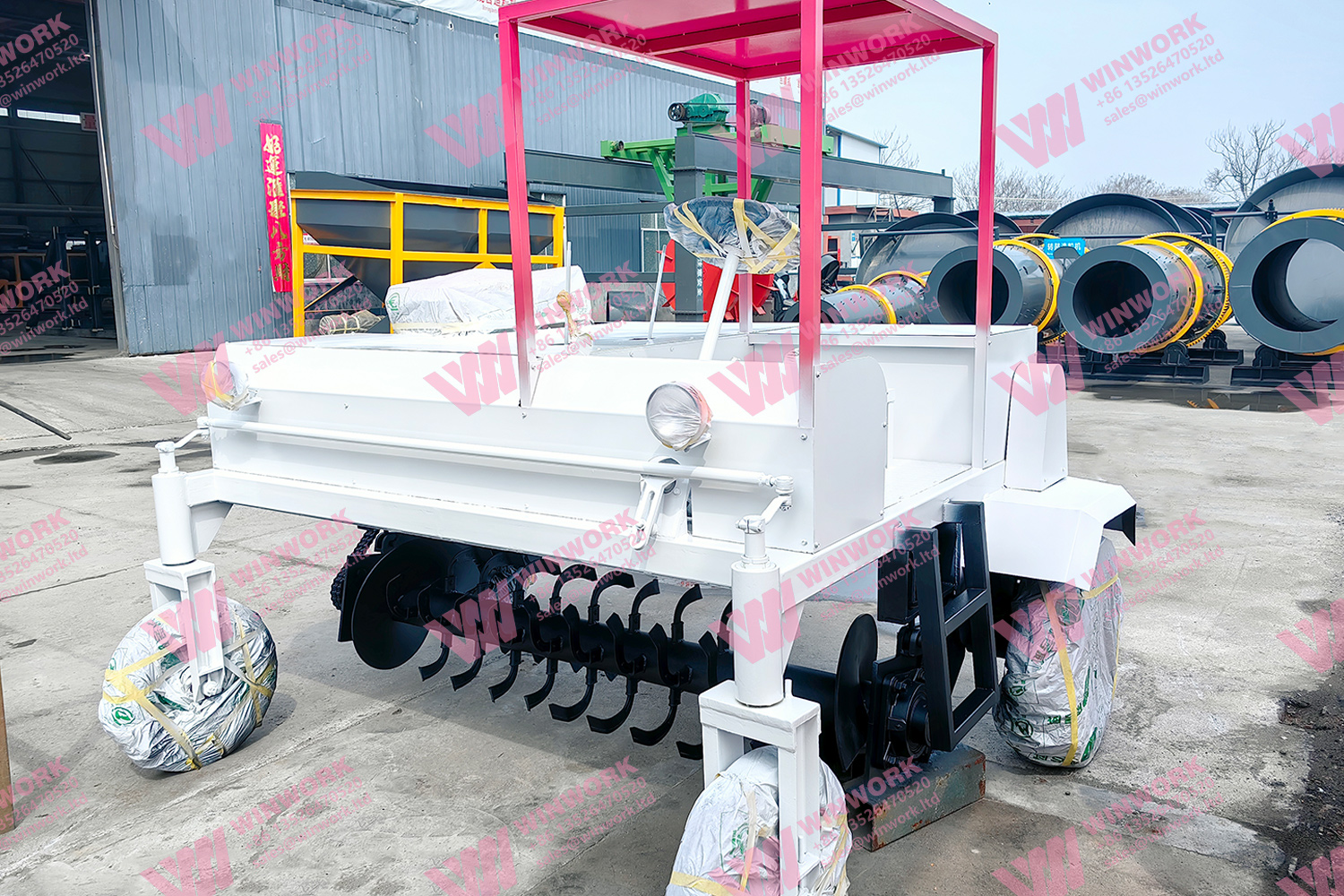 Wheeled Type Compost Turner - WINWORK MACHINERY