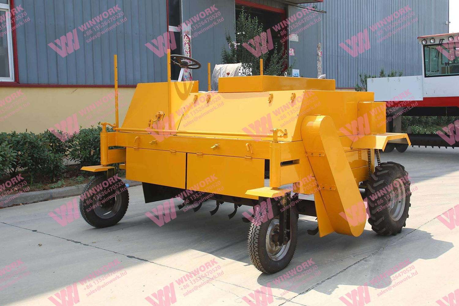 Wheeled Type Compost Turner - WINWORK MACHINERY